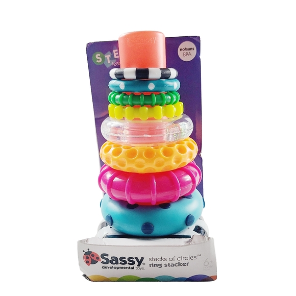 Sassy | Toys | New In Box Infant Ring Stacker Toy | Poshmark